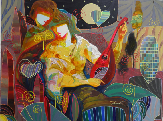 Love Harmony, Medium: Original Acrylic on Canvas Size: 40″ x 30″ #19797 ...